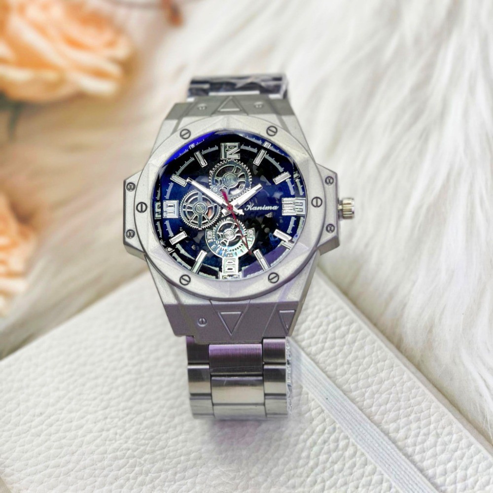 Men Fashion Alloy Strap Sport Watch Quartz Analog Stainless Business ...
