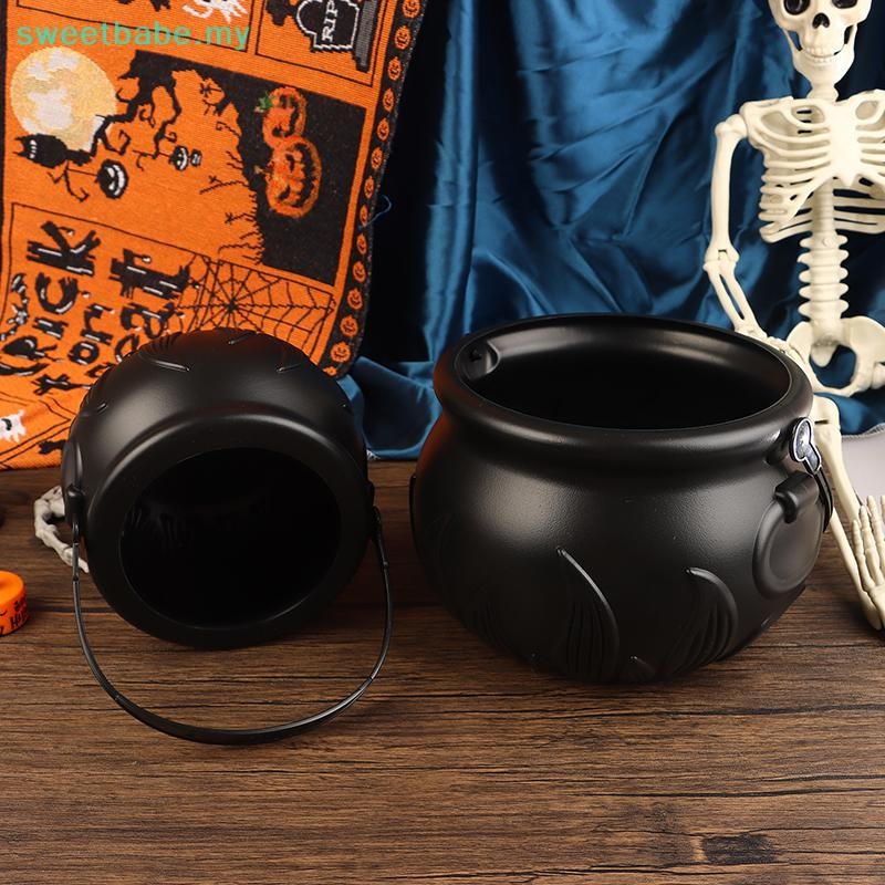 SWEETBABE Plastic Halloween Decoration Mist Fog Skull Jar Party Prop ...