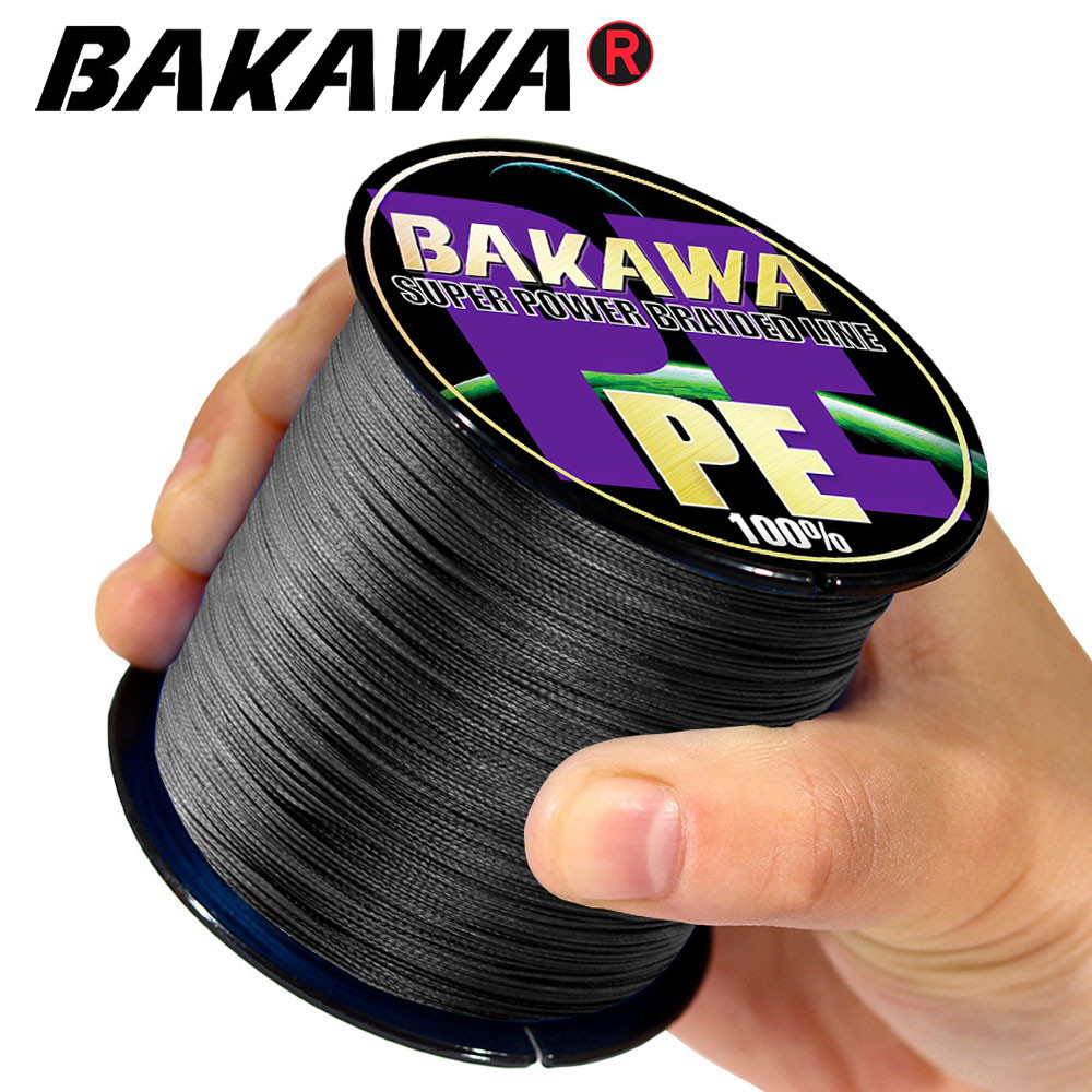 BAKAWA X4 4 Strands 300M Multifilament Braided Fishing Line Ocean Fishing Super Line Fishing ...