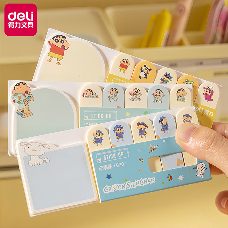[Brand Praise 50 million+Strips] Deli Crayon Shin-Chan Post-It Notes ...