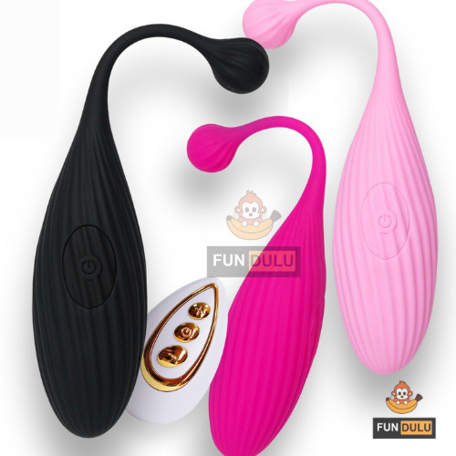 FUNDULU | 10 Speeds Jump Egg Vibrator Vibrating Egg Silicone Wireless ...
