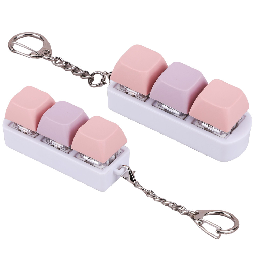 Keyboard Fidget Toy Fidget Clicker Key Switch Keychain Shaft Tester for ...