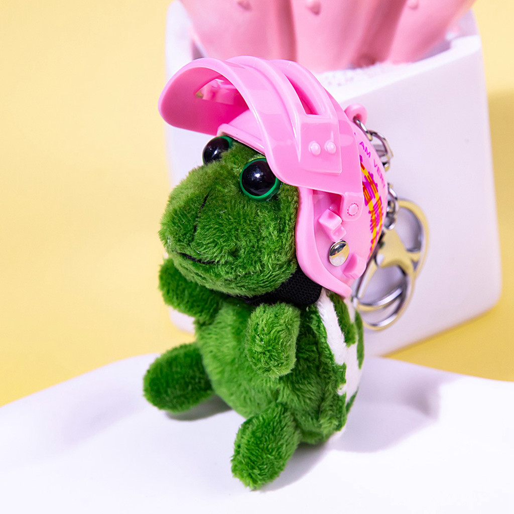 Turtle Doll Keychain Influencer Tik Tok Three-Level Helmet Wearing ...