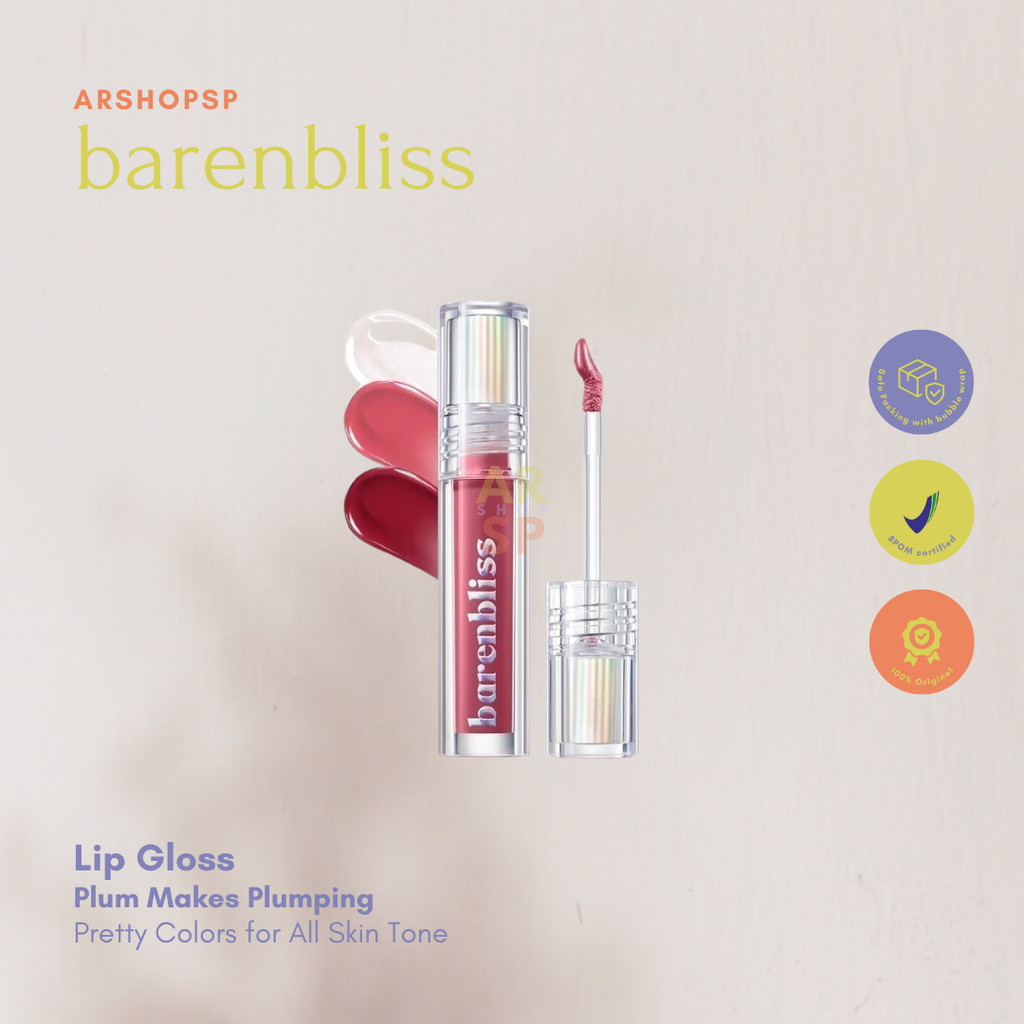 Arshopsp | Bnb Barenbliss Plum Makes Plumping Lip Gloss | Shopee Malaysia