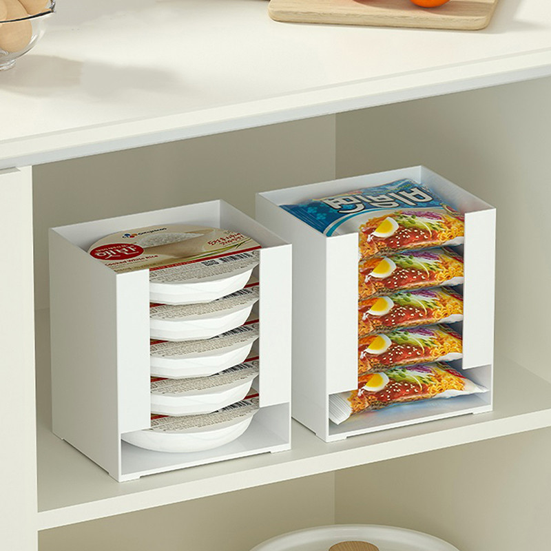 SUM Korea Ramen Storage Box Kitchen Instant Noodle Cup Tissue Storage ...