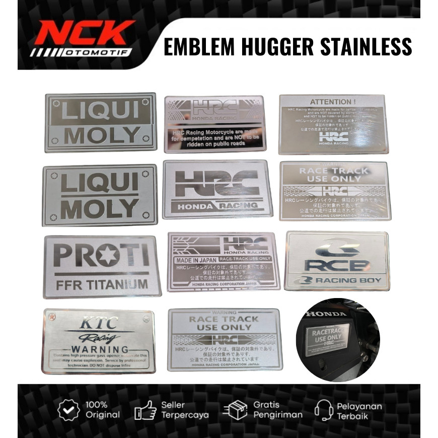 Aura PREMIUM THICK STAINLESS HUGGER EMBLEM | Shopee Malaysia