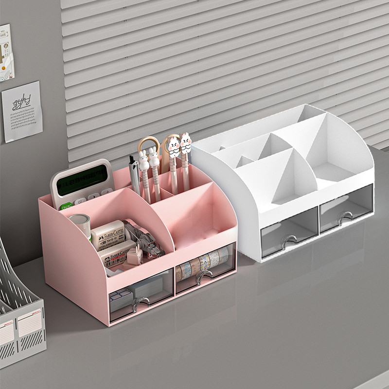 SUM Desktop Organizer With Drawers Desk Organizer Tabletop Makeup ...