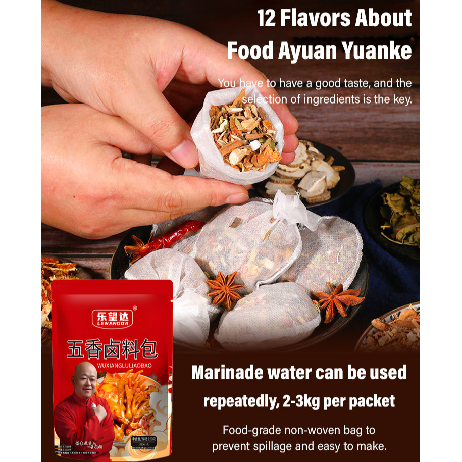 Individual sachets stew kit Secret Spice Marinade Meat Packet White ...