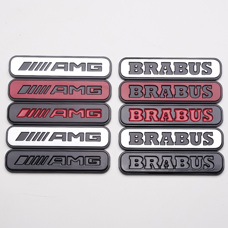 NEW 3D Metal For Mercedes Benz SMART AMG BRABUS emblem Rear trunk logo ...