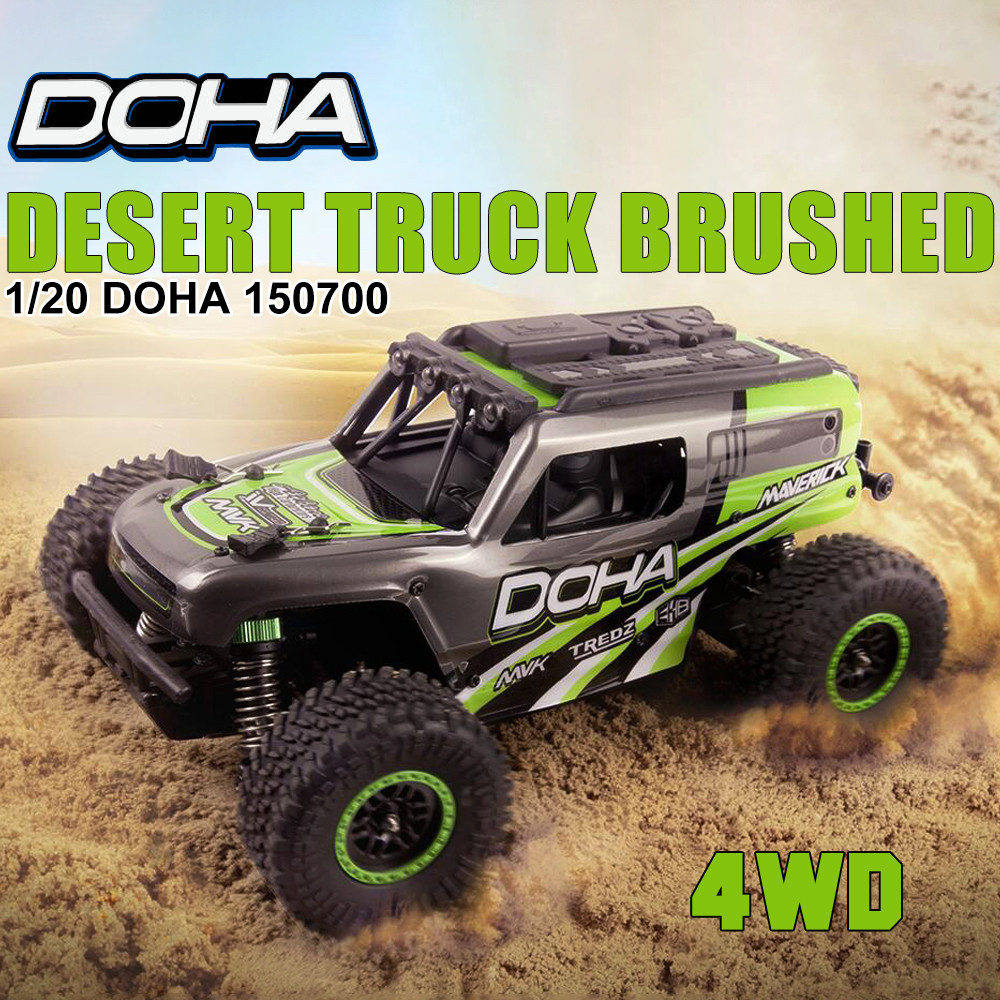DOHA 150700 1:20 Desert Truck Brushed 4WD RC Electric Remote Control ...