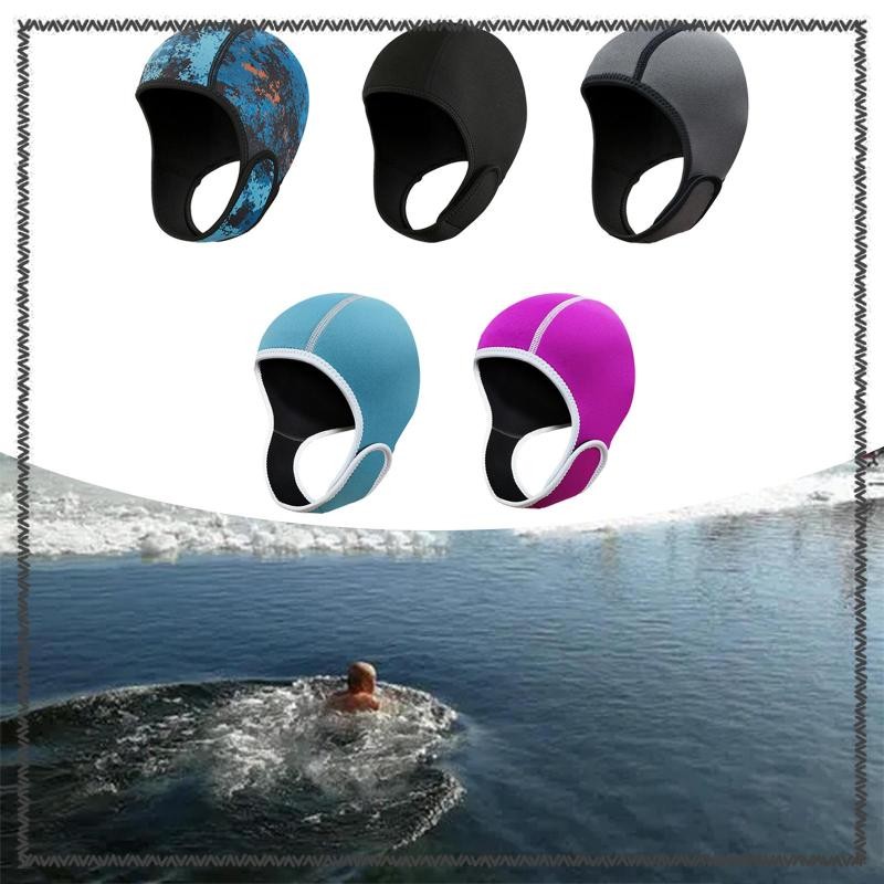 [MCA] Diving Hood Head Protection Elastic with Chin Strap 2mm Neoprene ...