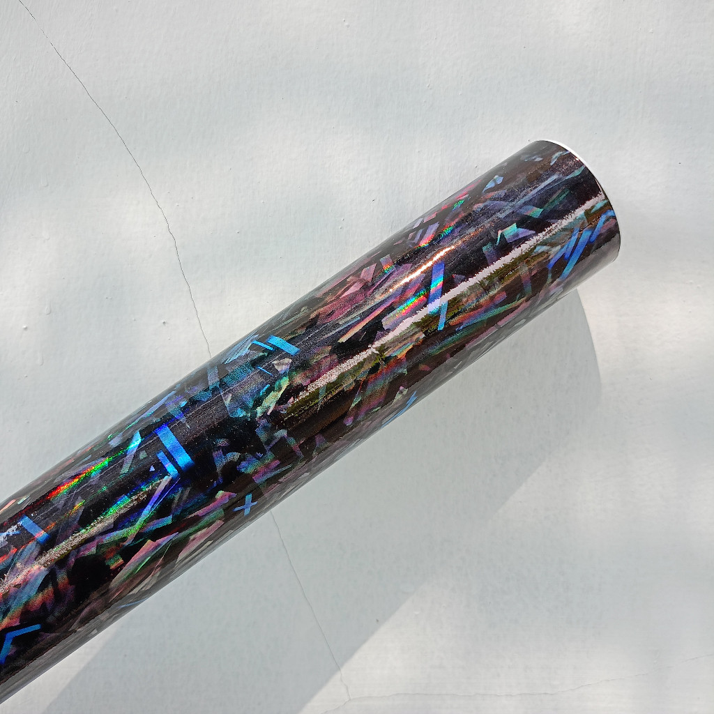 Update RAINBOW HOLOGRAM FORGED CARBON STICKER- NEW FORGET CARBON MOTIF ...