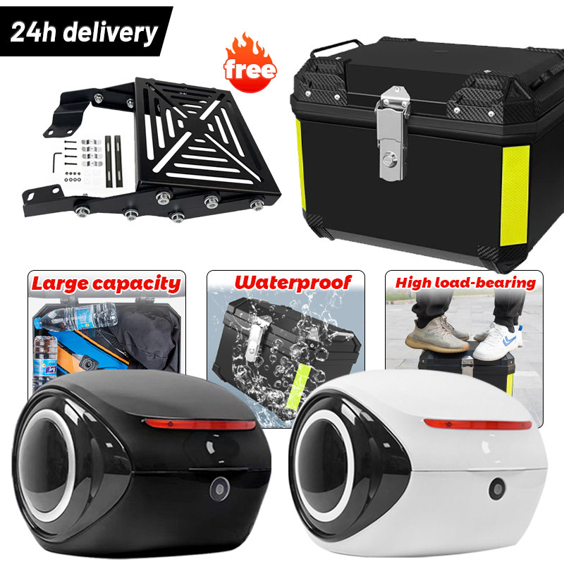 🔥Full Set🔥Top Box Alien Siput Motor 35l Black Grey Motor Y15 LC135 FIV8 ...