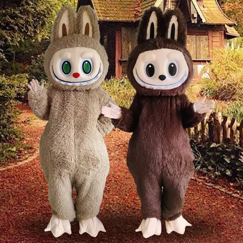 Cute Monster Labubu Mascot Costume High Quality Plush Cartoon Character Labubu Mascots Suit ...
