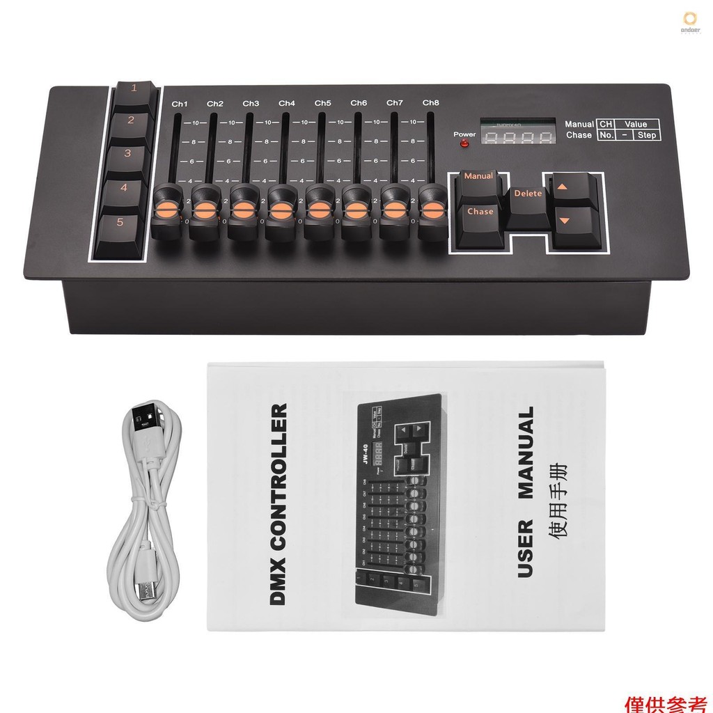 DMX Controller DMX 512 40 Channel Stage DJ Light Controller for DJ Lights Party Light Shows ...