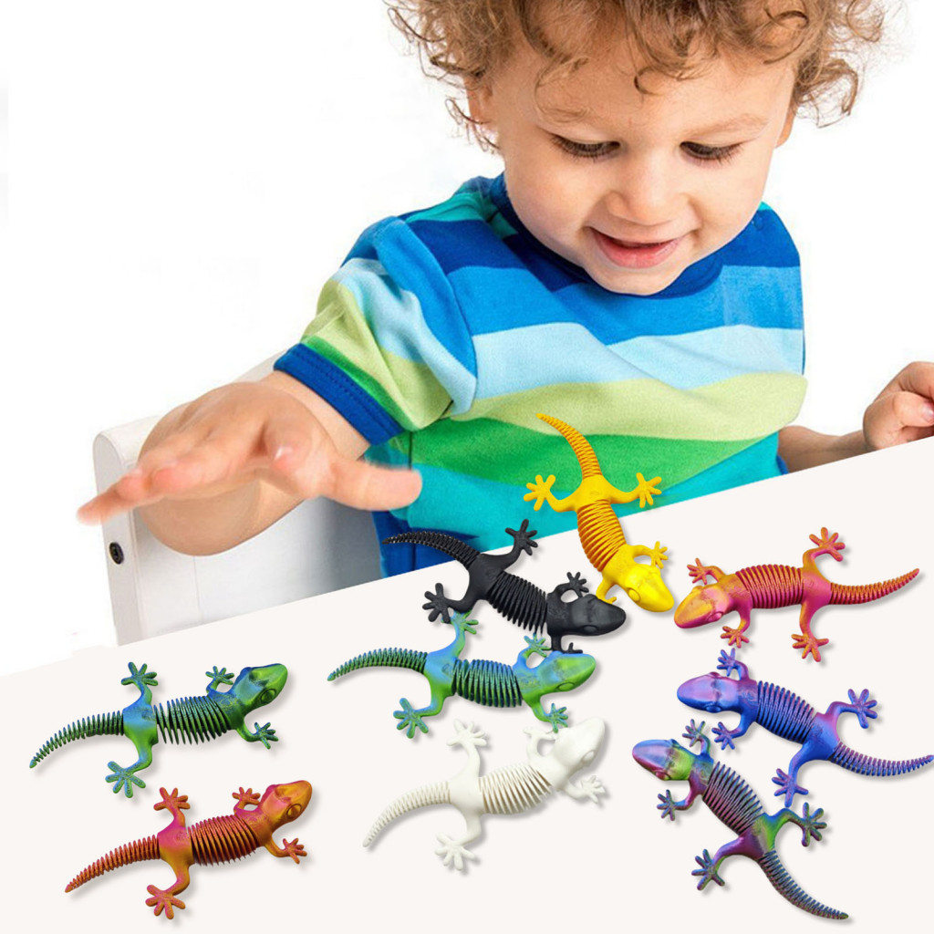 {xiapimart} Desktop Lizard Decoration Movable Joint Lizard Sculpture ...