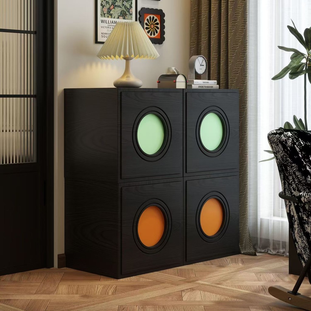 Chinese Ancient Style TV Cabinet Unit Locker Bedside Table Module ...