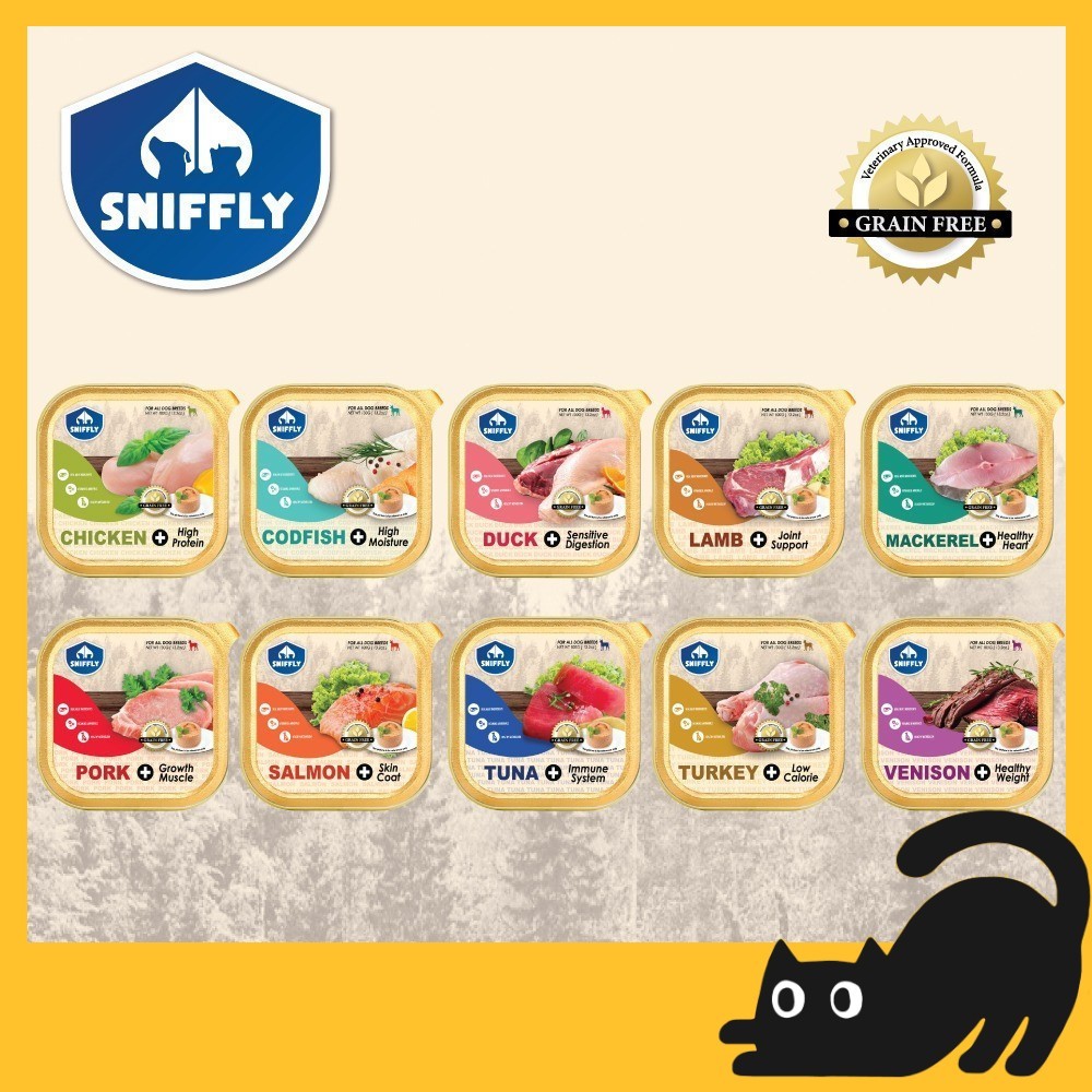 Sniffly Dog Food Tray for All Breeds (100g) 狗狗餐盒 | Shopee Malaysia