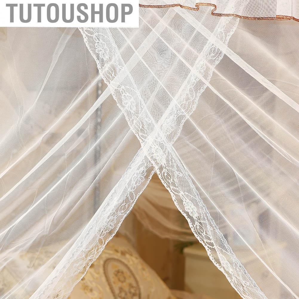Tutoushop Luxury Princess Four Corner Post Bed Curtain Canopy Netting ...