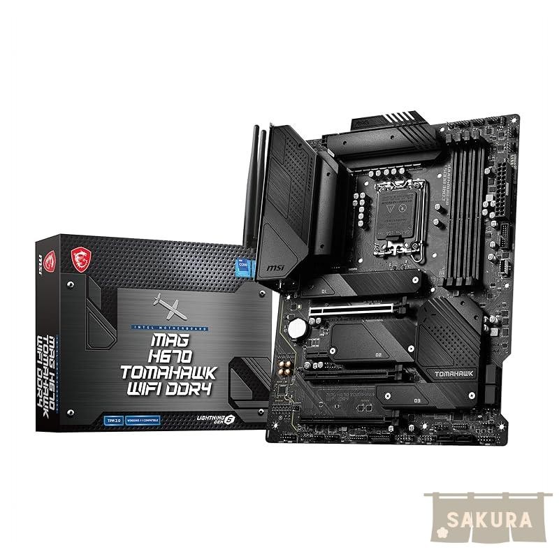 MSI MAG H670 TOMAHAWK WIFI DDR4 ATX Motherboard [Intel H670 Chipset ...