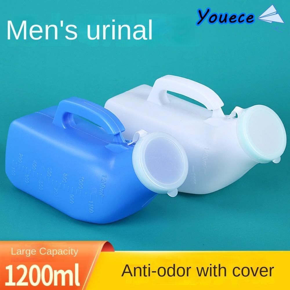 YOUECE Toilet, Large Capacity 1200ml Mobile Urinal, Portable Pe Handle ...
