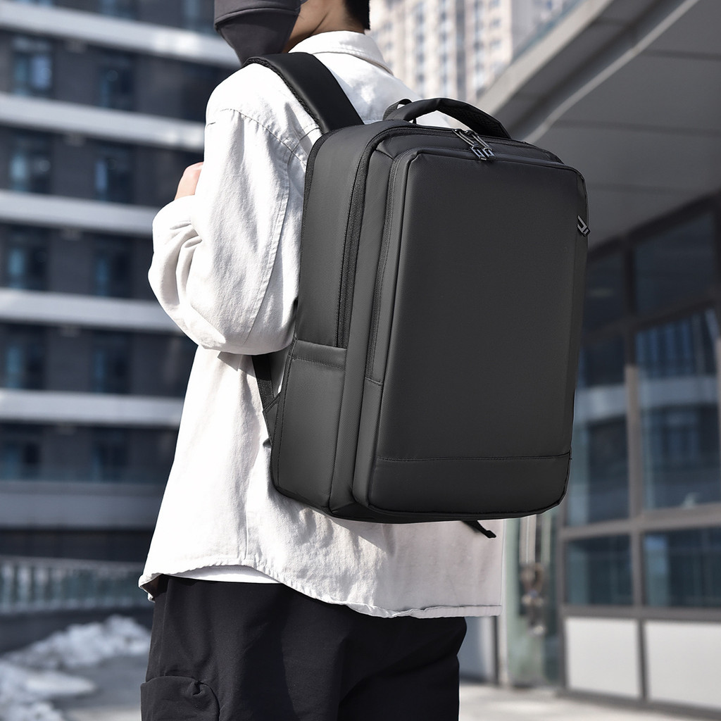 Men's Business Commute Backpack Expansion Travel Charging Backpack ...