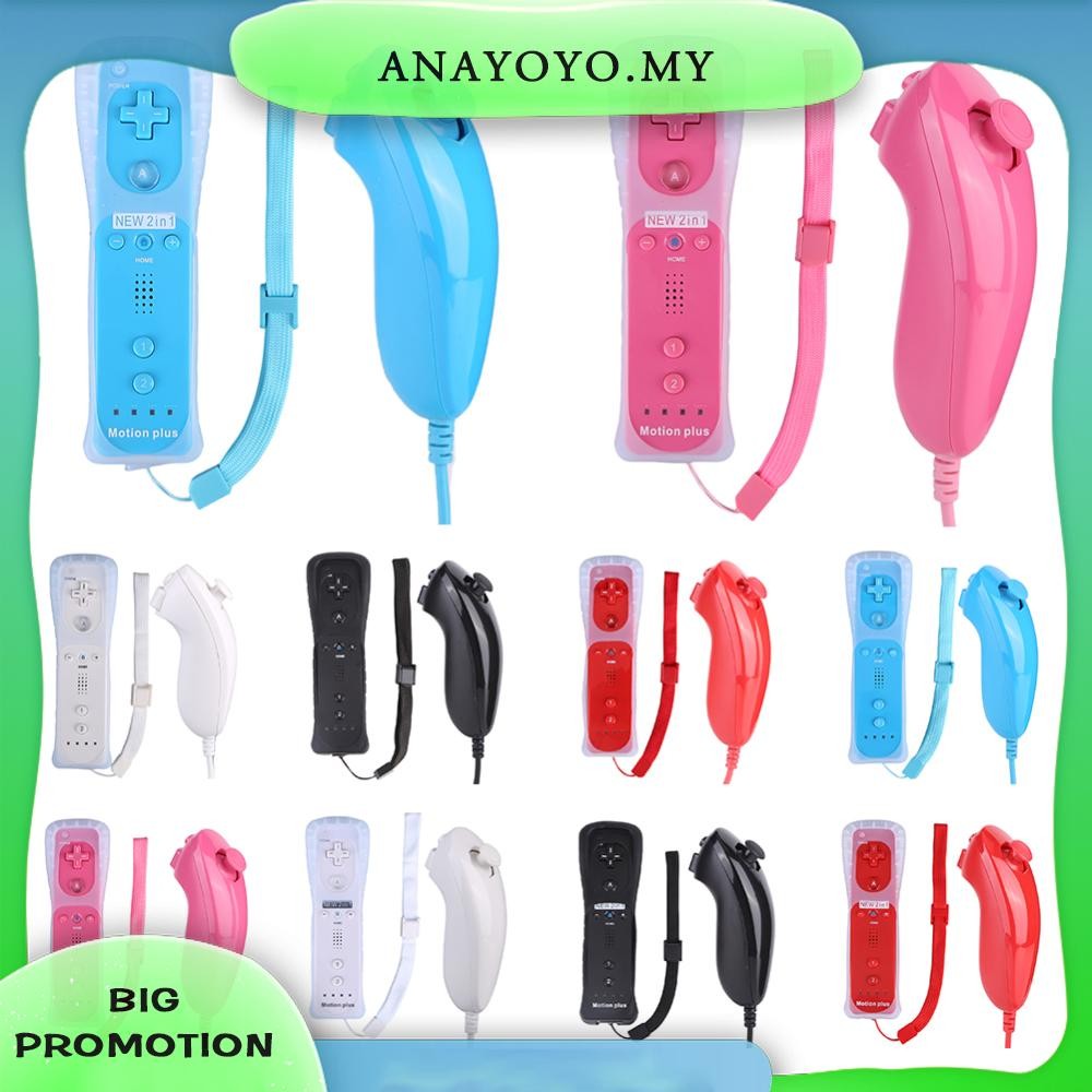[anayoyo.my] 2 In 1 Built In Motion Plus Remote Control Joystick Joypad ...