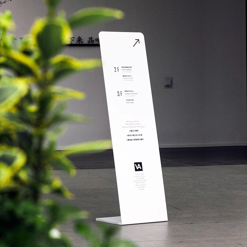 Costom signboard welcome board L-Shaped signboard Stainless Steel ...