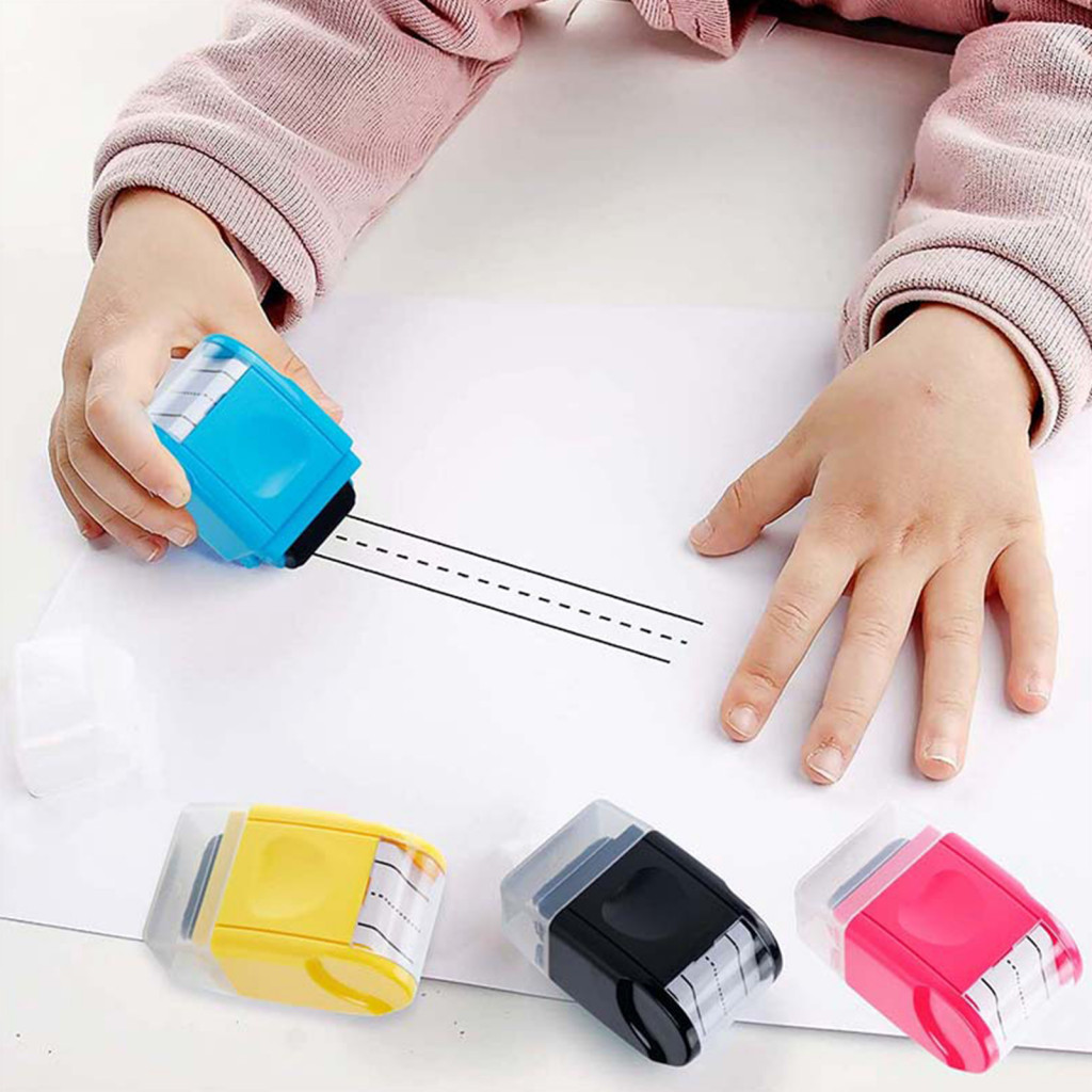 Hands-on Learning Stamp Dashed Writing Line Stamp Portable Dashed Line ...