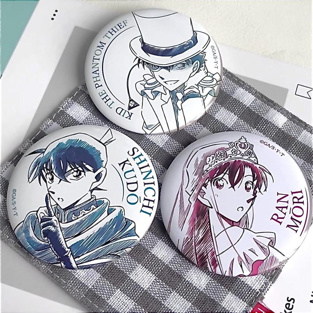Detective Conan Sketch ZEROGART Badge Bar Lead#名侦探柯南素描 Zerogart Badge ...