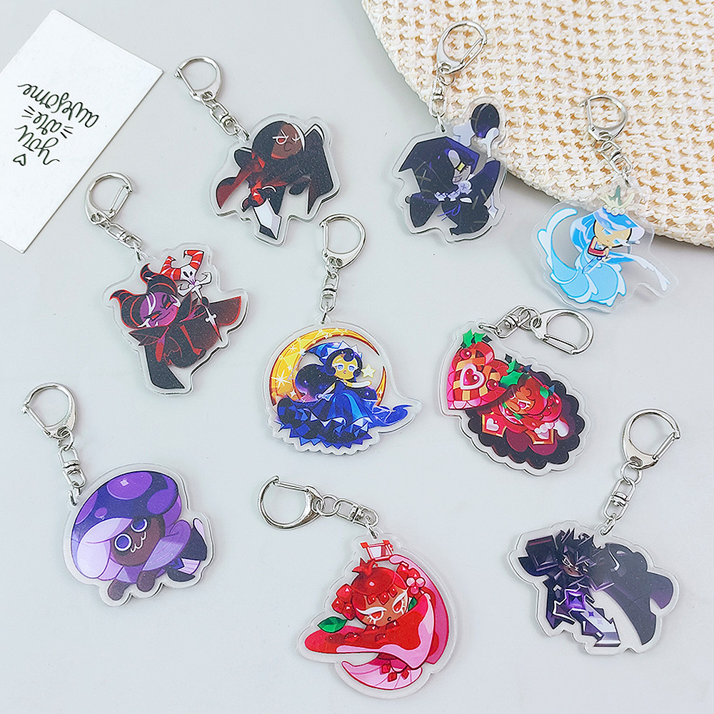 Fashion Cookie Run: Kingdom Anime Keyring Double Sides Game Acrylic ...
