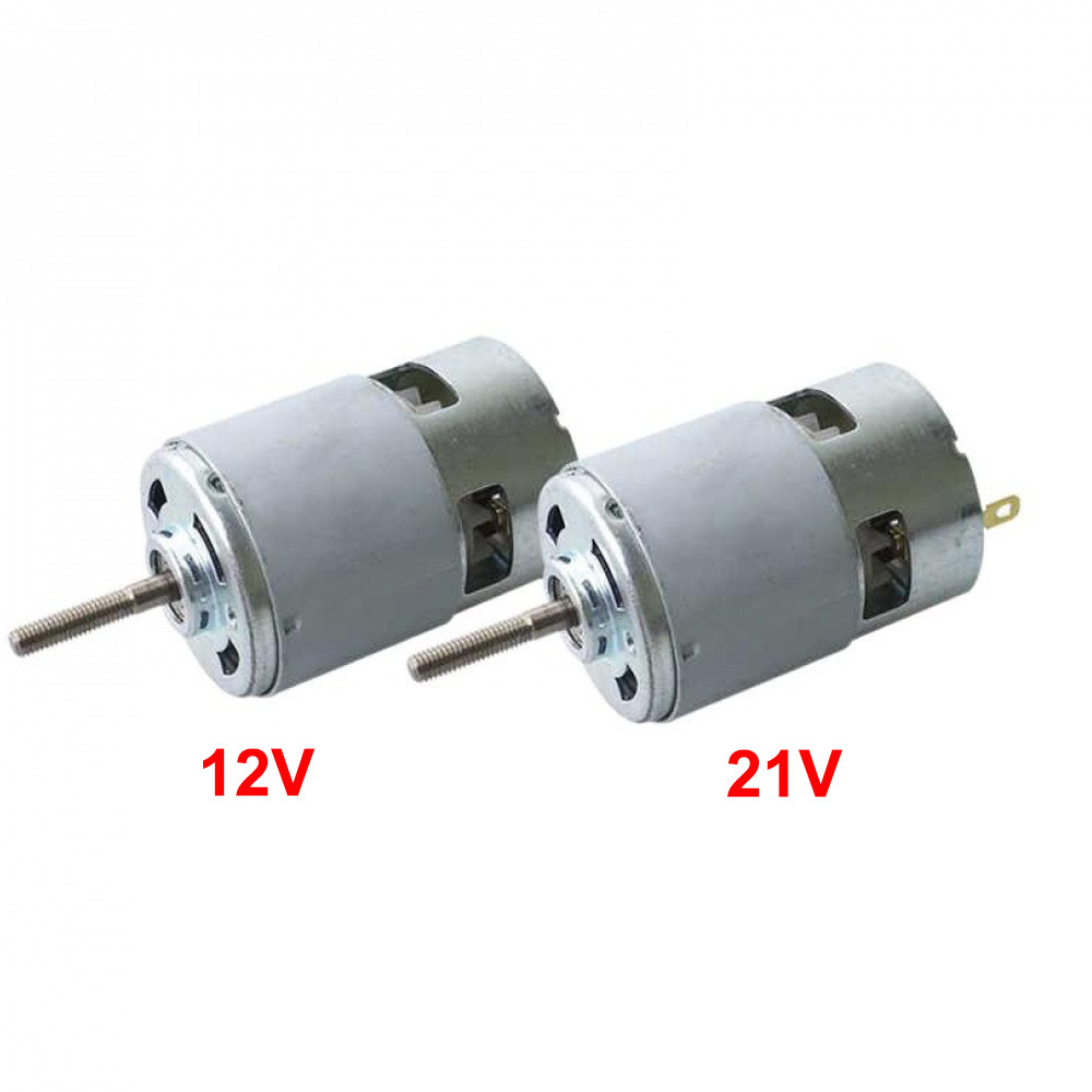 775 DC Motor Lithium Battery Lawn Mower Motor DC12V/DC21V All-copper ...