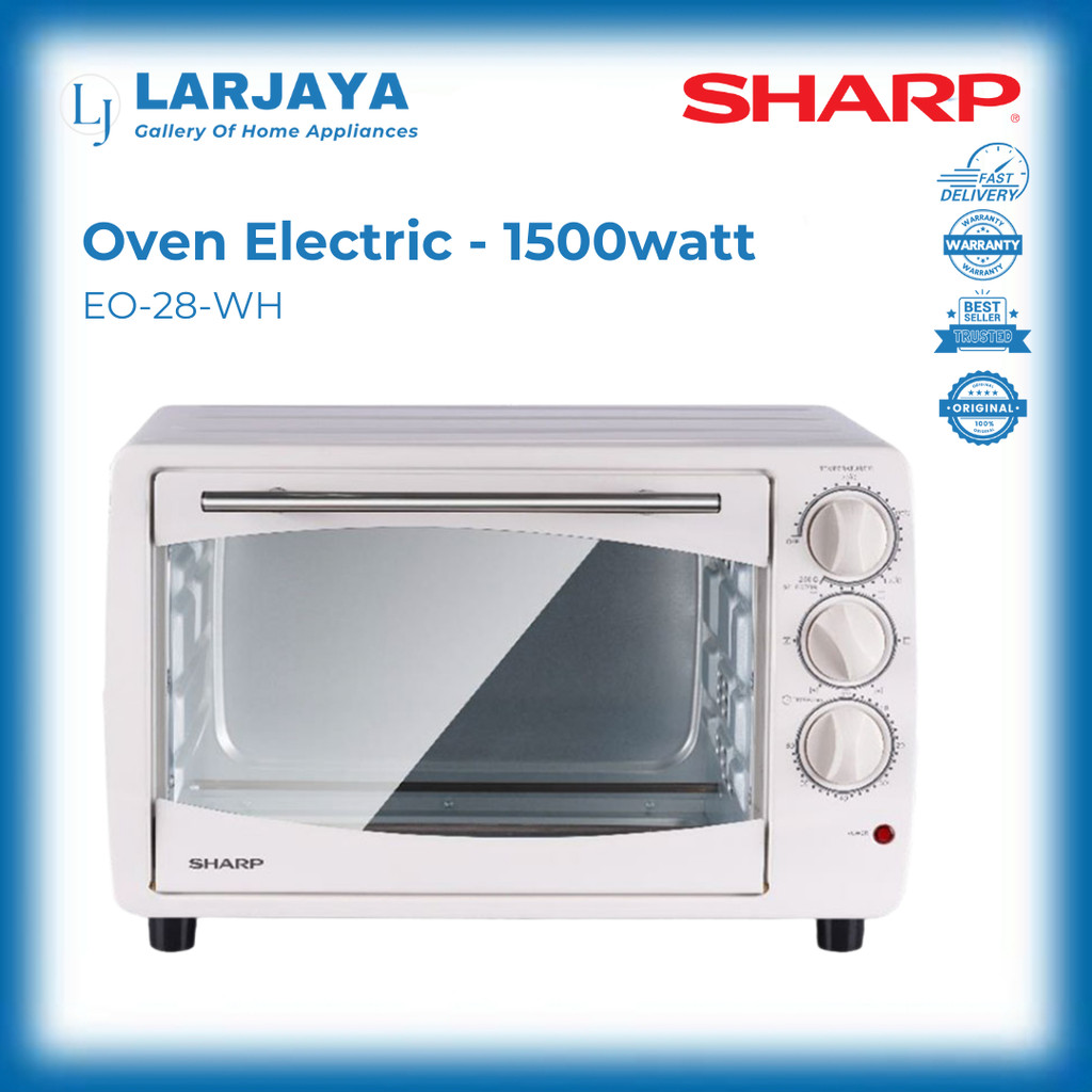 Sharp 28 Liter Electric Oven EO-28-WH | 800Watt Electric Oven | Shopee ...
