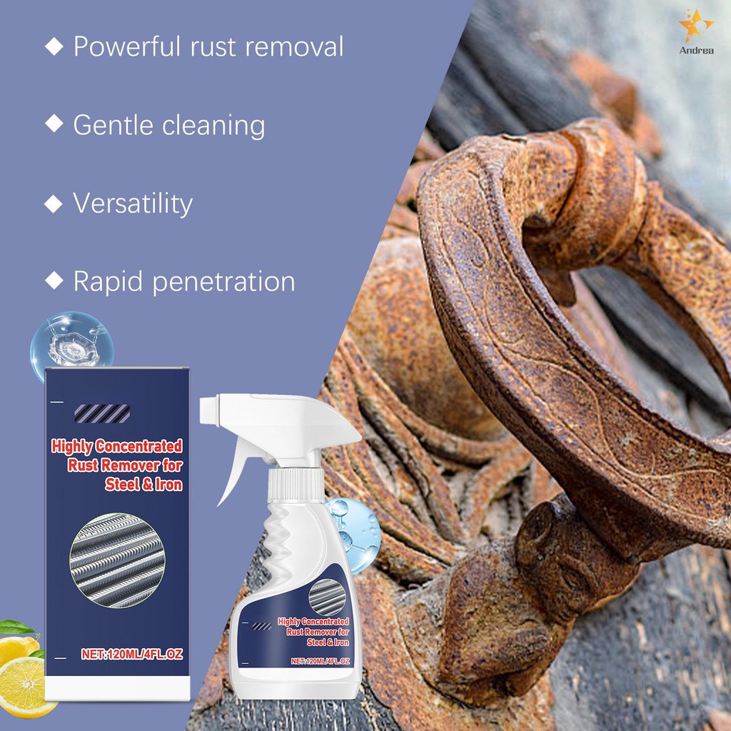 Car Metal Polishing Cleaner Heavy-Duty Metal Rust Remover Suitable for ...
