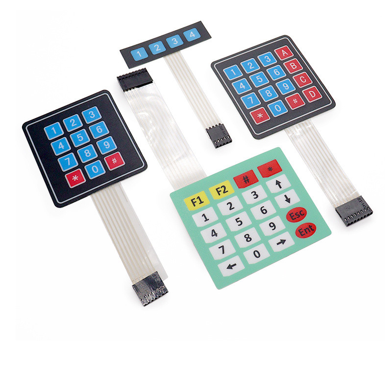 Large Button 4 * 4/1 * 4/3 * 4/4 * 5 Matrix Keyboard MCU External ...