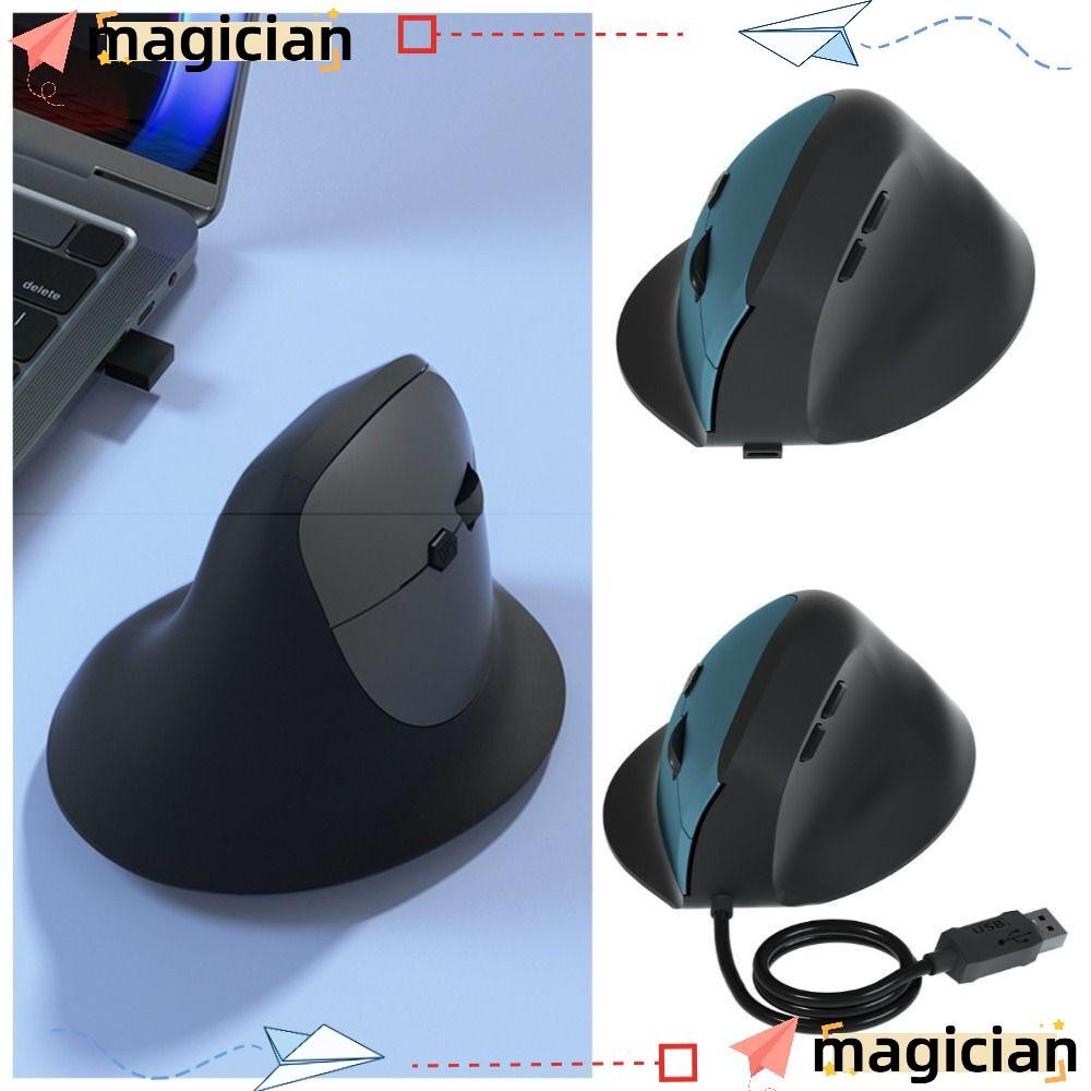 MAGIC 2.4G Ergonomic Mouse, 6 Mute Buttons Comfortable Gaming Mice ...