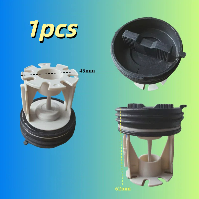 1pcs Midea Drum Washing Machine Drain Pump Plug Filter Sewage Discharge ...