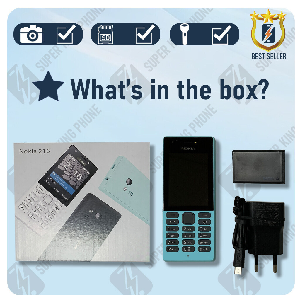 HP N-216 4G (64MB RAM + 128MB Storage) – Ready Stock with 1-Year Nokia ...