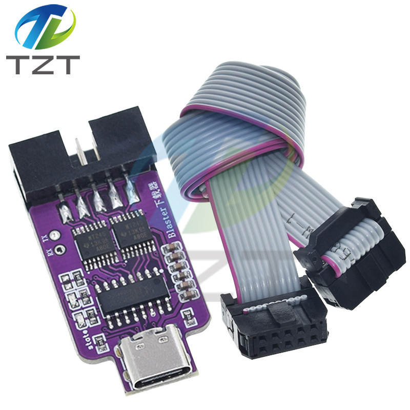 DC 1.2V-3.3V Type-C USB Blaster Downloader For ALTERA CPLD/FPGA JTAG ...