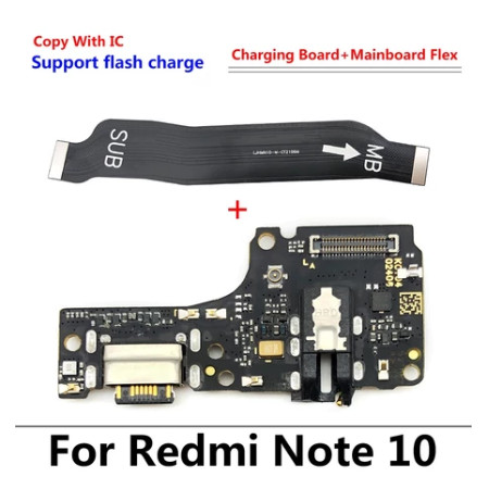USB Fast Charging Board Flex For Redmi Note 10/10s With Main Board ...