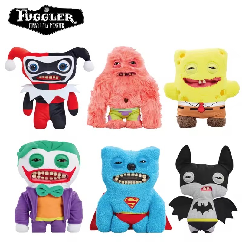 JAMXUN 22cm Original Fuggler X DC Batman Soft Toy Funny Ugly Monster ...