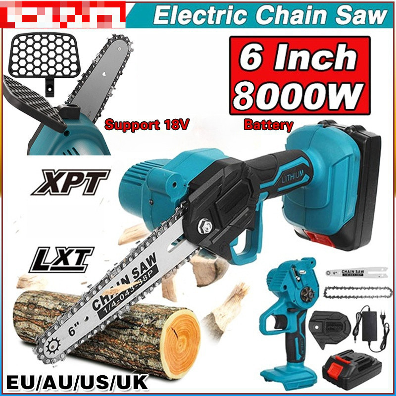 The latest upgraded high-quality 6-inch chain saw is rechargeable and ...