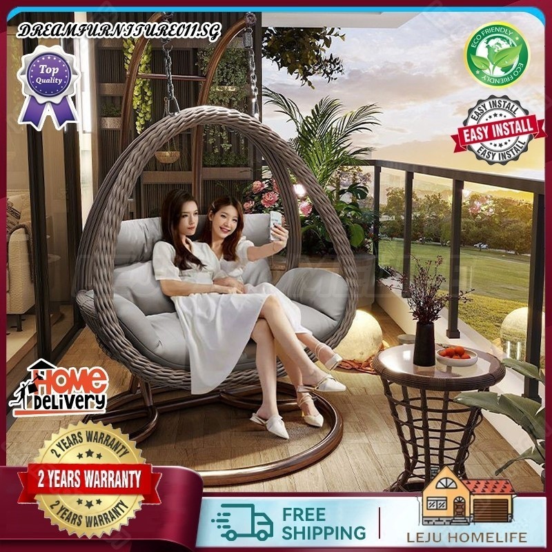 Outdoor Hanging Basket Home Swing Bird's Nest Hanging Chair Cradle ...