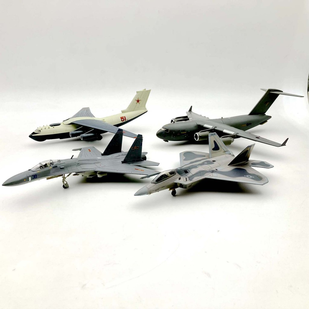 Ready Stock 1/100 J-11 F22 Fighter 1/200 RAF C-17 Transport Aircraft ...