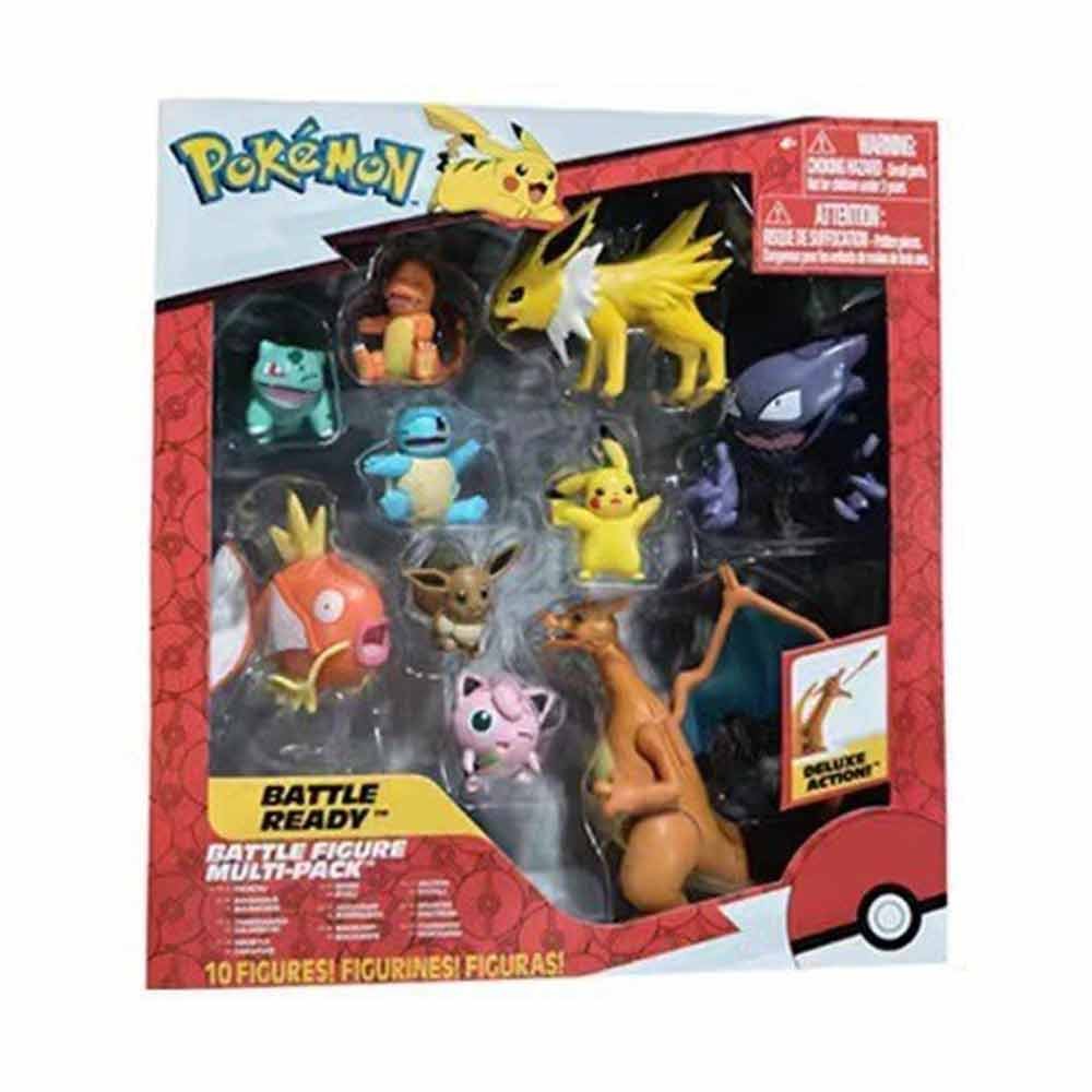 10 Pack Pokemon Pocket Monsters Ultimate Battle Ready Deluxe Multi ...