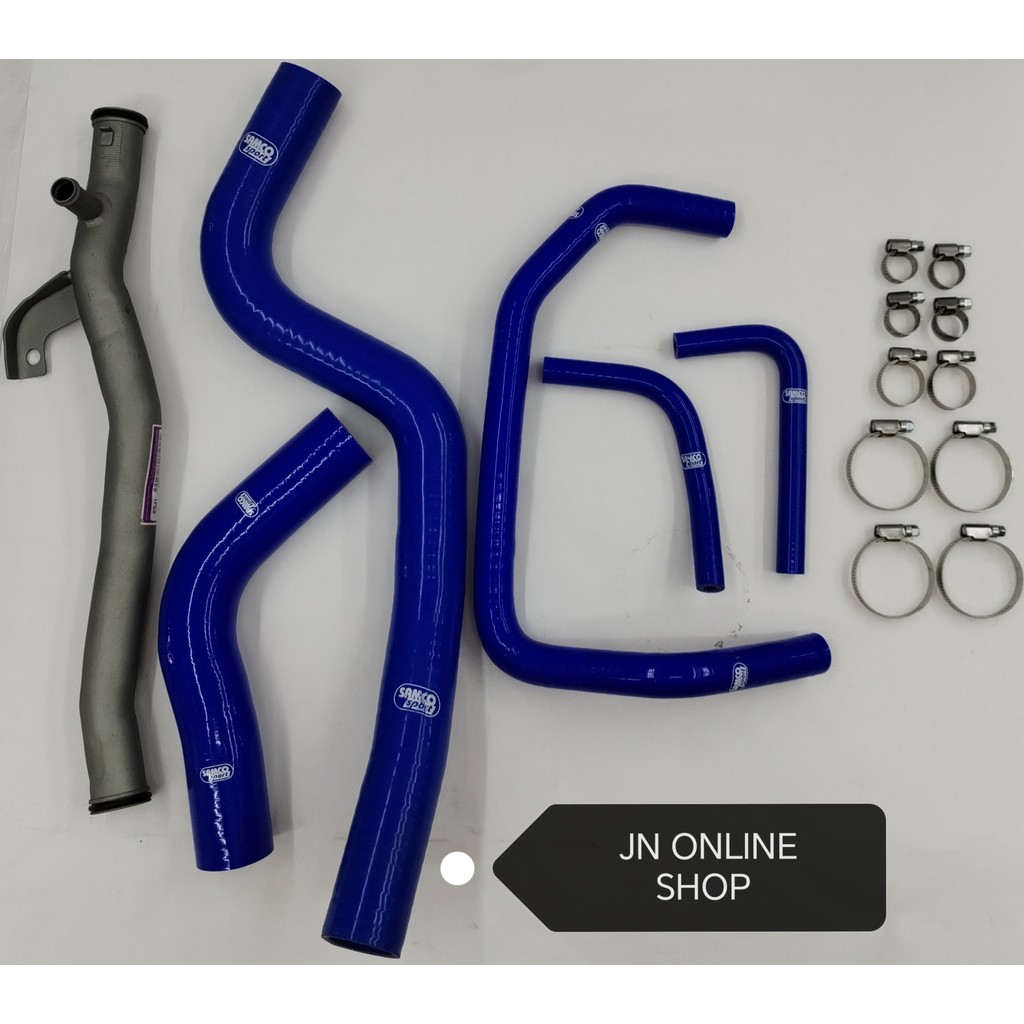 Radiator Hose Set {Samco Silicone} with Hose Clip & Water Pump Pipe for ...