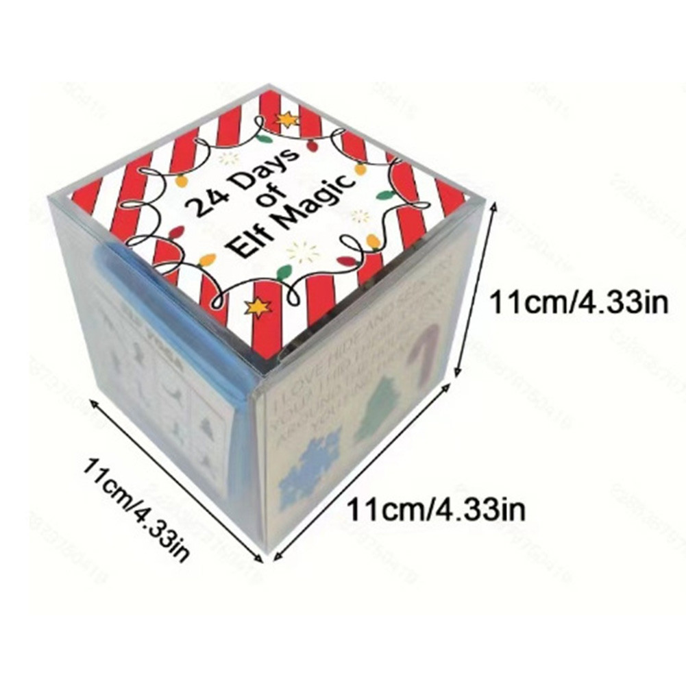 Christmas 24 Days Elf Kit Elf Surprise Box Funny Creative Elf ...