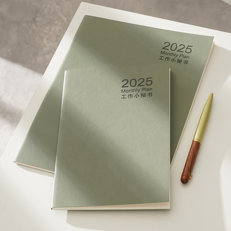 2025 Month Planner Schedule Notebook Recordpad Work Secretary Calendar ...