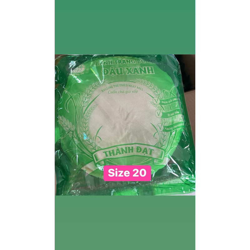 Package of 30 Green Bean Beef Rice Paper - Spring Roll Rice Paper ...