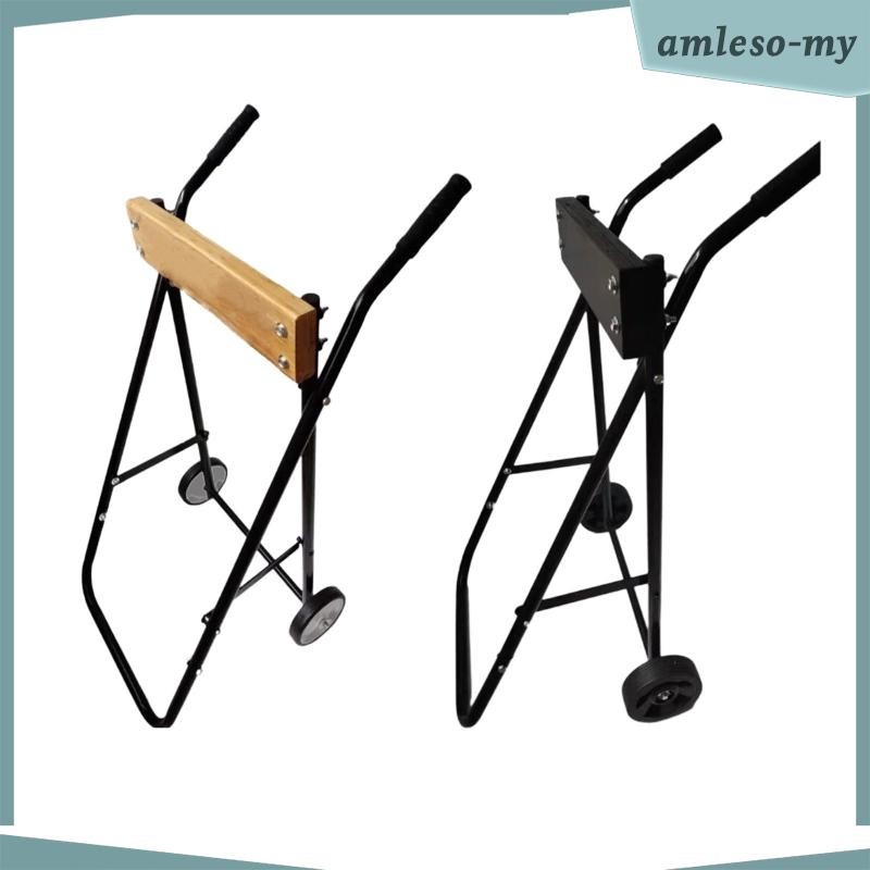[AmlesoMY] Outboard Boat Engine Stand Carrier Cart Engine Stand Folding ...